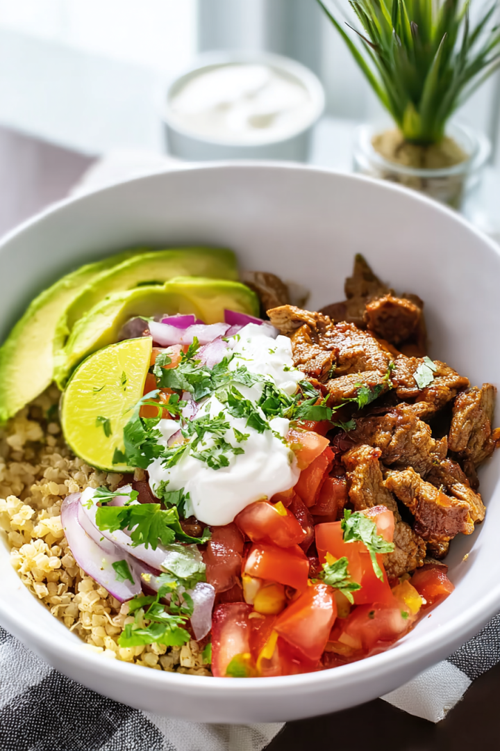 Chipotle Keto Bowl Recipe - Easy 25-Minute Low-Carb Meal | Pure Diet Life