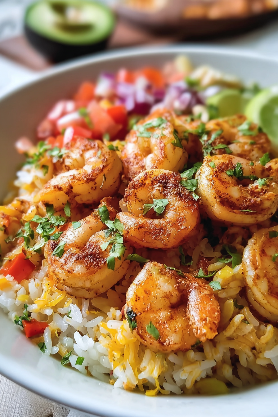 Easy Fiesta Shrimp Rice Bowl Recipe (Ready in 25 Minutes!) | Pure Diet Life