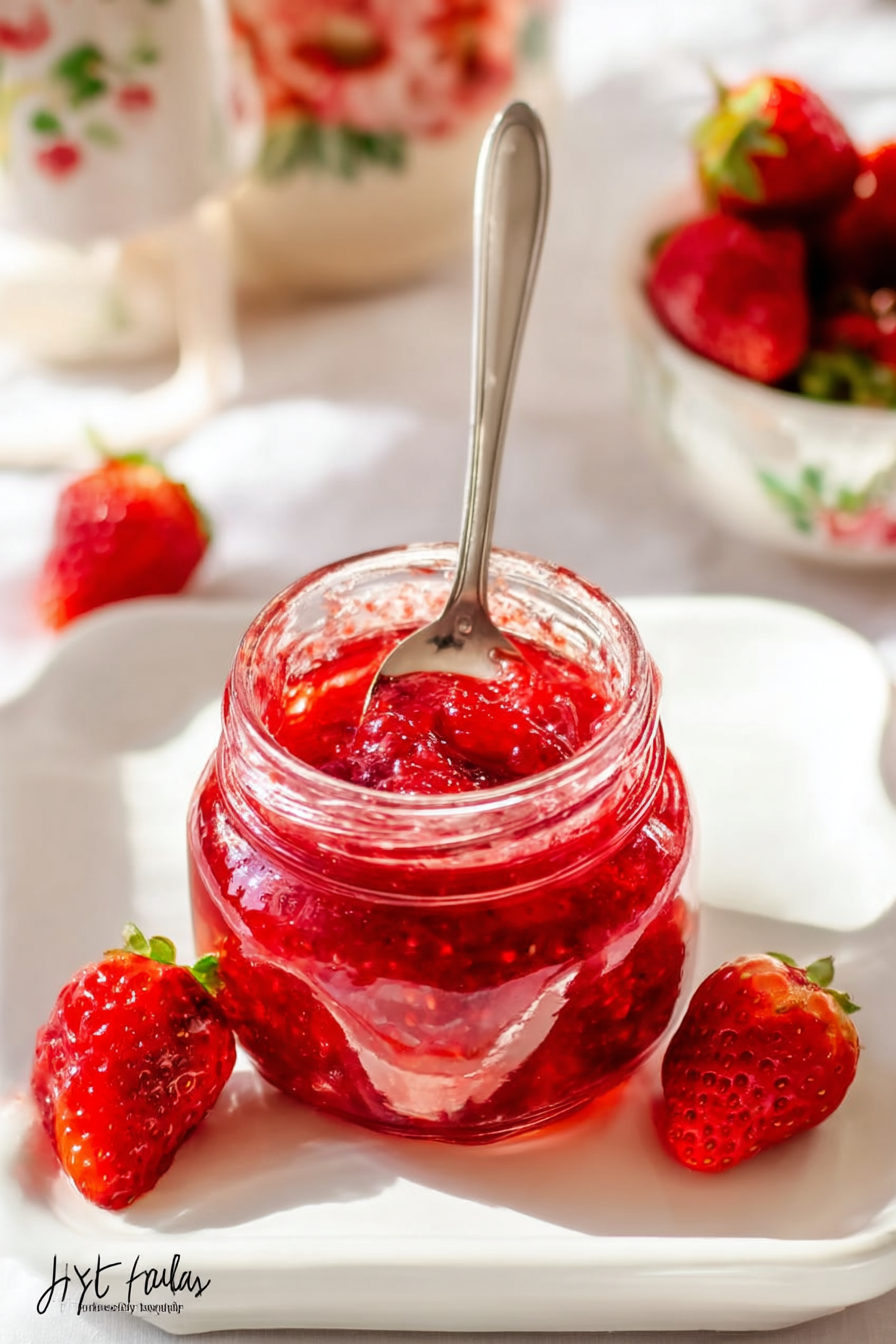 Easy Keto Strawberry Jam Recipe (Sugar-Free, 25 Minutes) | Pure Diet Life